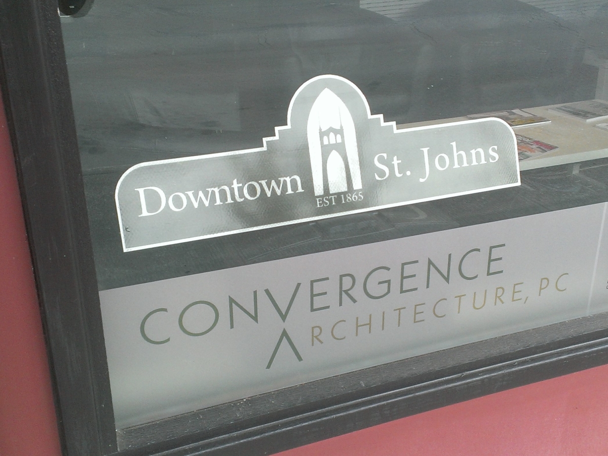St. Johns Main Street Sign Toppers - Convergence Architecture