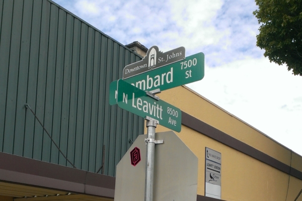 St. Johns Main Street Sign Toppers - Convergence Architecture
